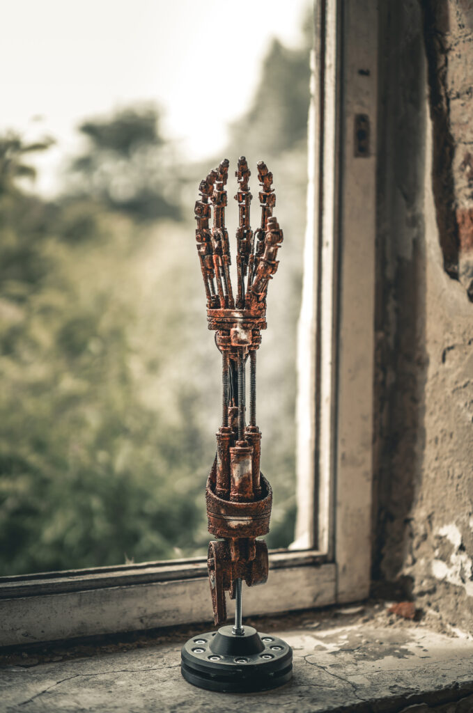 Weathered Terminator T800 Arm – Dantes Workshop